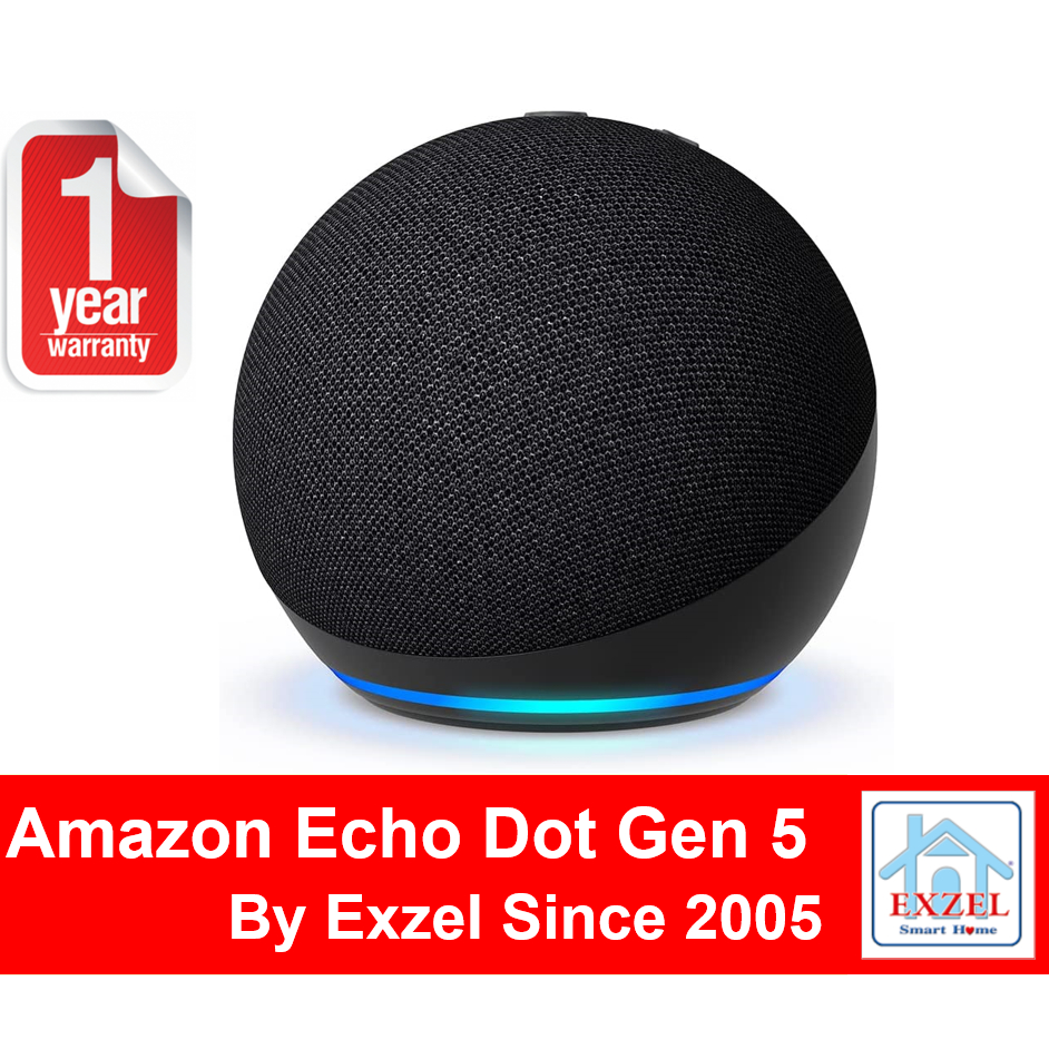 Echo Dot 5 (5th Gen) 2022 Release - 1Yr Warranty, Fast 1 Day Ship from BKK, Amazon Alexa Voice ...