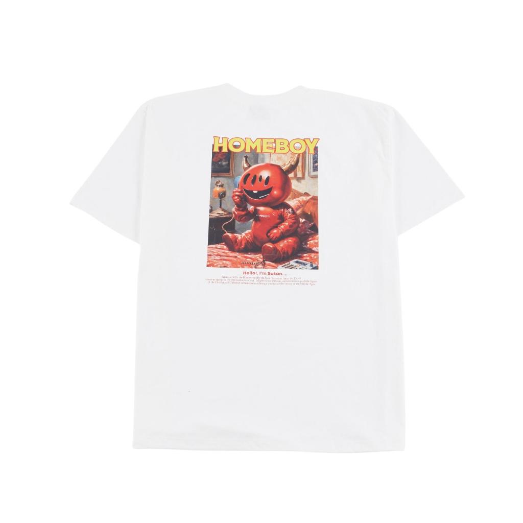 HOMEBOY เสื้อยืดผู้ชายลาย HB.SATAN | Shopee Thailand