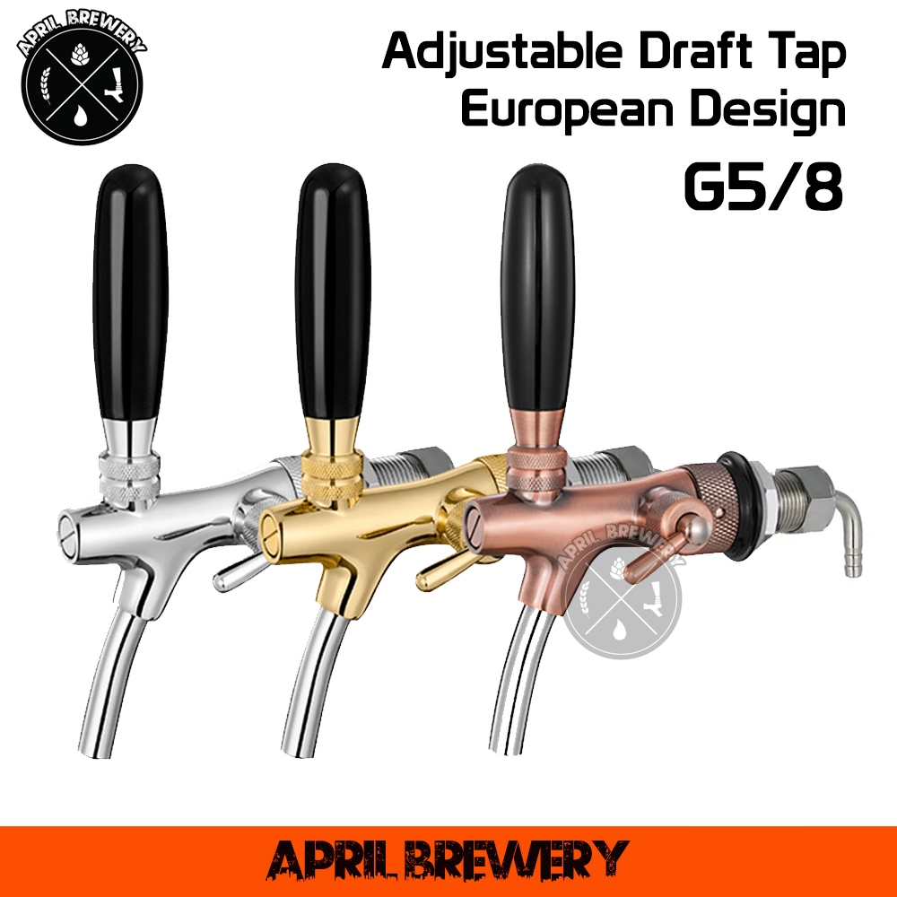 ก๊อกเบียร์ สแตนเลส Beer Faucet Adjustable Draft Tap European Design G5 ...