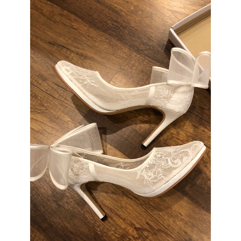 Farrent farent shoes 36 รองเท้าเจ้าสาว ใหม่ไม่เคยใส่ | Shopee Thailand