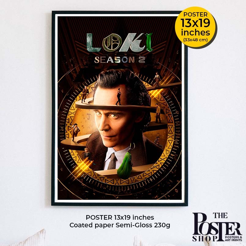 Loki Poster Season 1 / TV Mini Series 2023 Marvel studios โปสเตอร์ขนาด ...