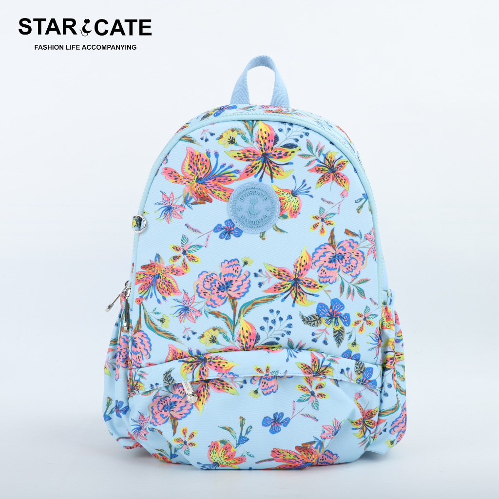 พร้อมส่ง STARCATE กระเป๋าเป้แฟชั่น ผ้ากันน้ำ100% ช่องเยอะใส่ของได้เยอะ S229 ใส่เรียนใส่เที่ยวได้ ...