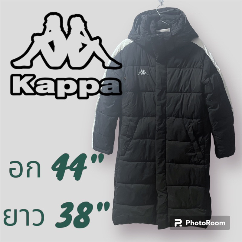(มือสอง)Long padding jacket แบรนด์ kappa | Shopee Thailand