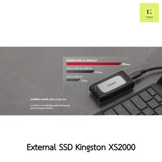 Kingston XS2000 External SSD Portable USB3.2 Gen 2x2 500GB 1TB 2TB 4TB ...