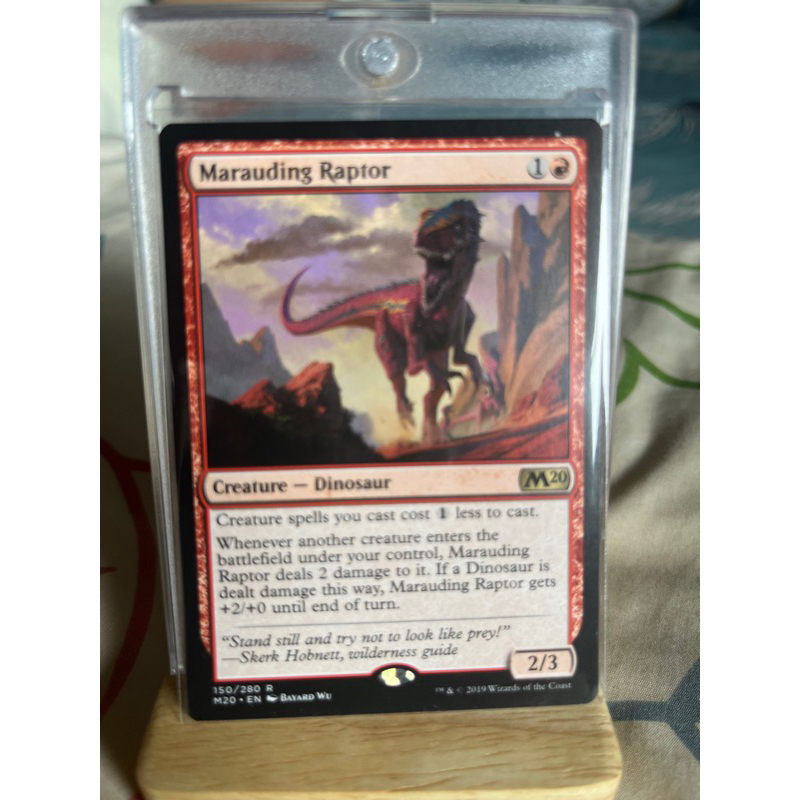 การ์ด MTG Marauding Raptor Red Magic the gathering EDH รุ่น Core Set ...