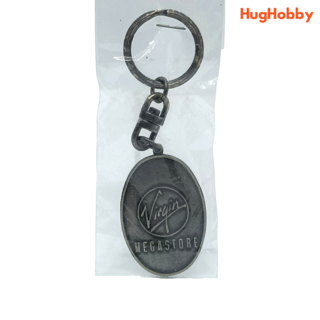 Vintage 1990 First Virgin Megastore in Japan 1990.9.22 Metal Keychain ...