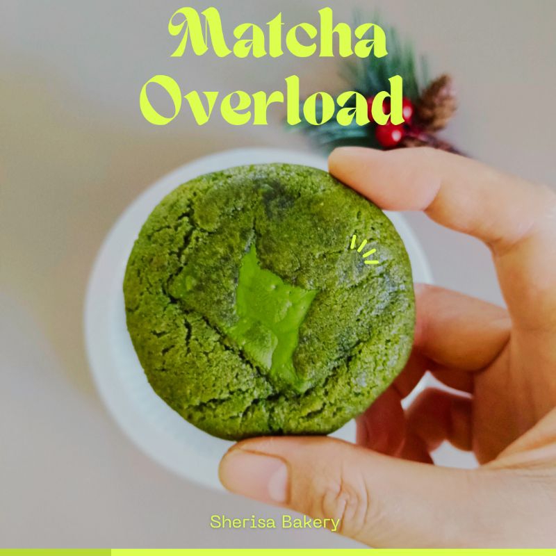 ซอฟท์คุกกี้/คุกกี้นิ่มมัทฉะสอดไส้ชอคมัทฉะ (Matcha Overload) | Shopee Thailand