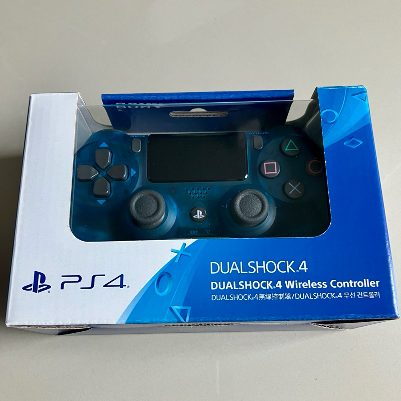 PS4 Dual Shock Wireless Controller Blue Crystal | Shopee Thailand