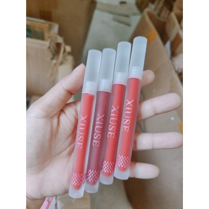 ลิปจุ่มแมท XIUSE แท่งสวย เม็ดสีแน่น | Shopee Thailand