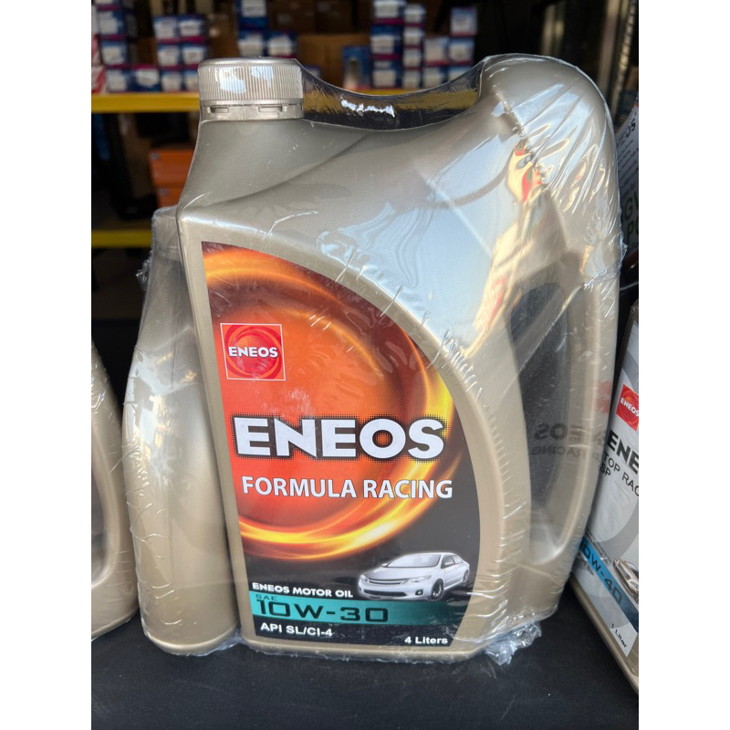 น้ำมันเครื่องยนต์เบนซิน ENEOS FORMULA RACING 10W-30 ขนาด 4+1 ลิตร | Shopee Thailand