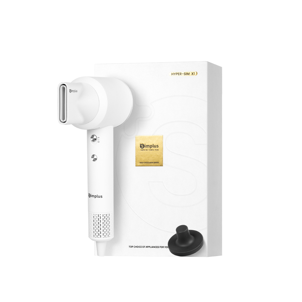 Simplus High-Speed Dryer 63m/s ไดร์เป่าผม ไอออนประจุลบ เป่าผมแห้งเร็ว ...