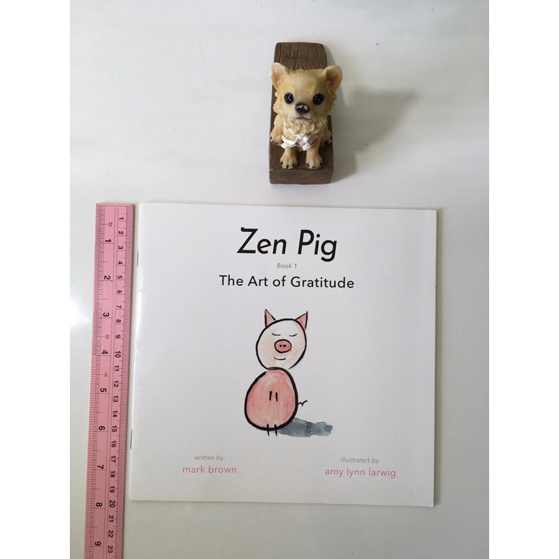 Zen Pig The Art of Gratitude By Mark Brown หนังสือภาษาอังกฤษมือสองปก ...