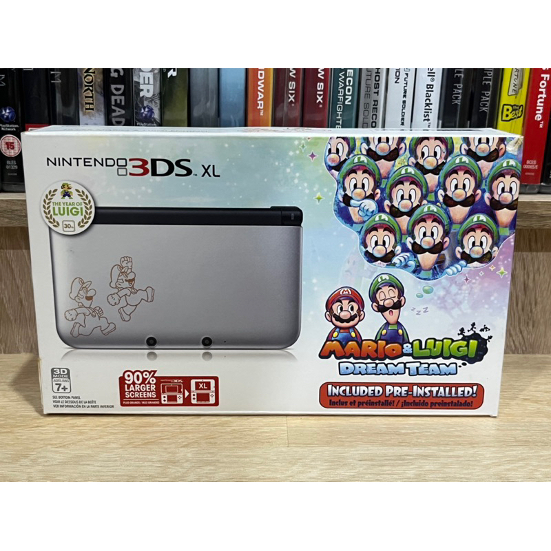 Nintendo 3DS XL - Silver Mario & Luigi Dream Team Limited Edition (Brand New Sealed) | Shopee ...