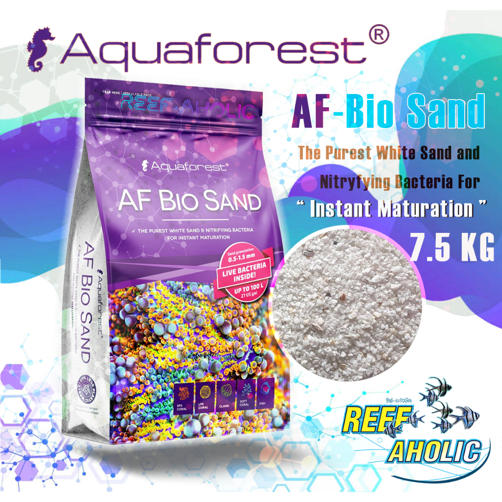 Aquaforest Bio Sand ทรายปูพื้นตู้ สีขาว ที่เป็นมากกว่าแค่ทราย ยังเป็น ...