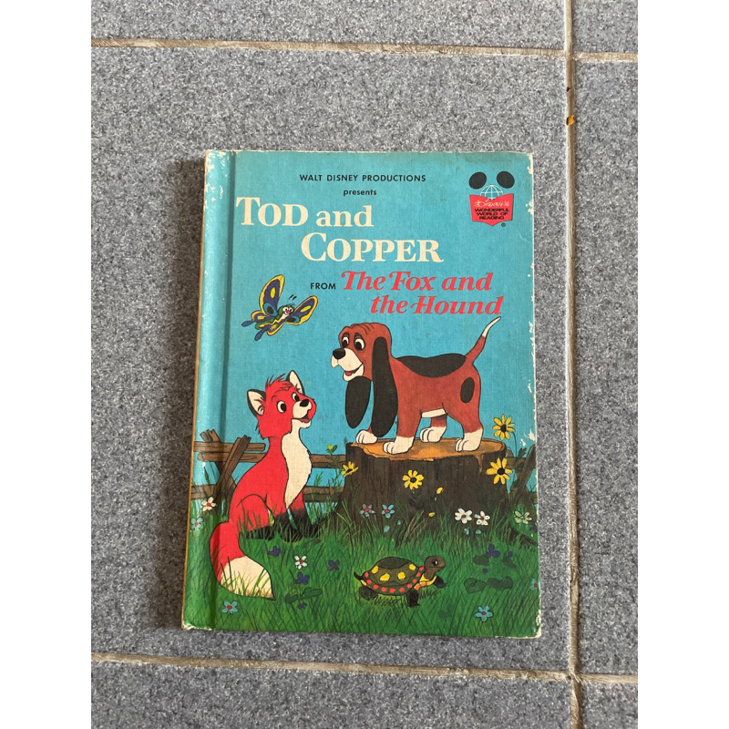 Tod and Copper From The Fox and the Hound หนังสือมือสอง ปกแข็ง [0572 ...