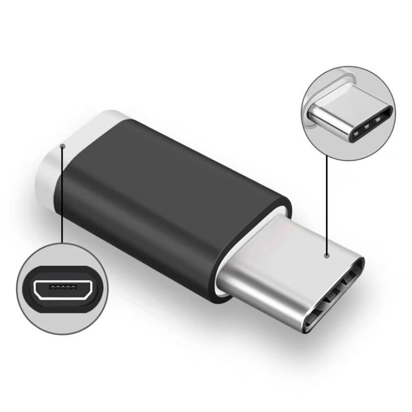 อะแดปเตอร์ USB C ชายไปยัง IOS/Type-C/Micro For iPhone USB Female ...