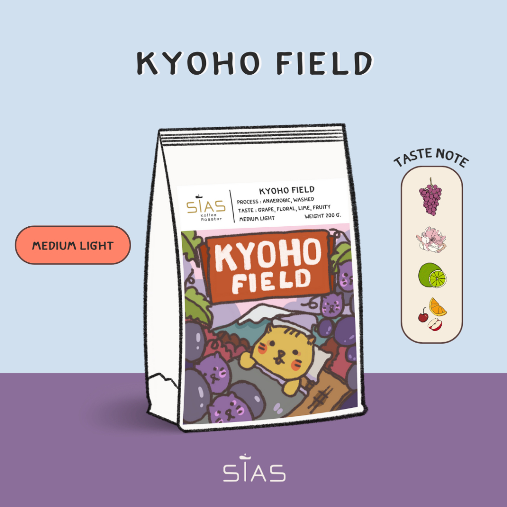เมล็ดกาแฟคั่ว Kyoho Field By Sias koffee Roaster | Shopee Thailand