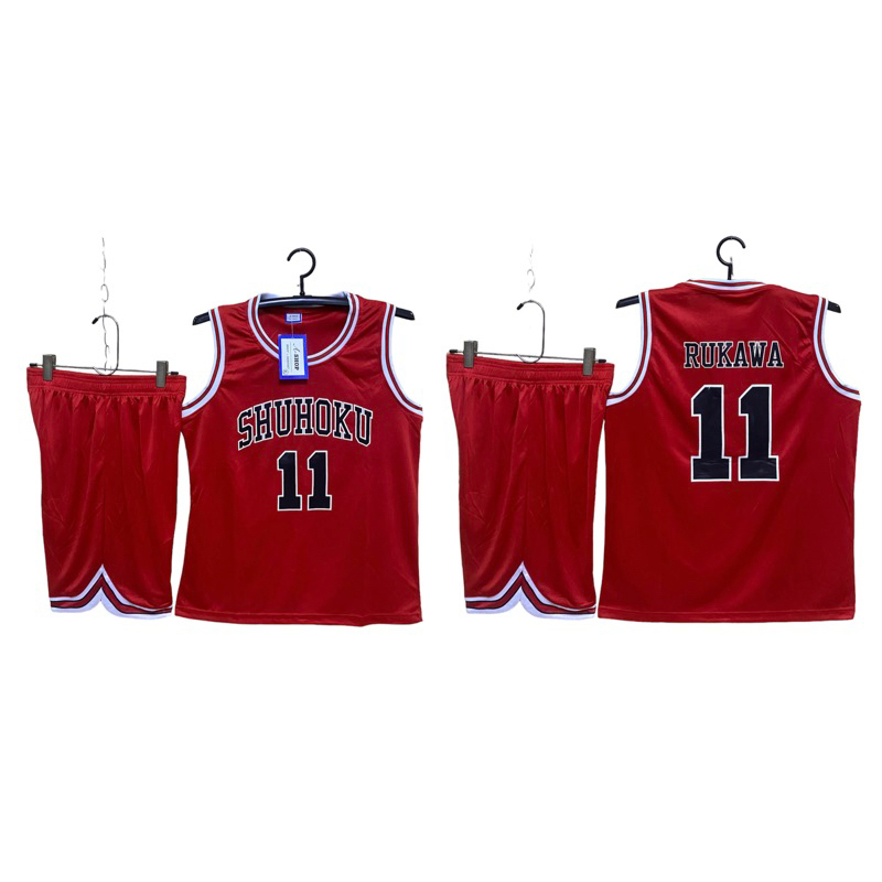 เสื้อบาส ชุดบาส ทีมSHUHOKU เบอร์10และ11 พร้อมจัดส่ง | Shopee Thailand