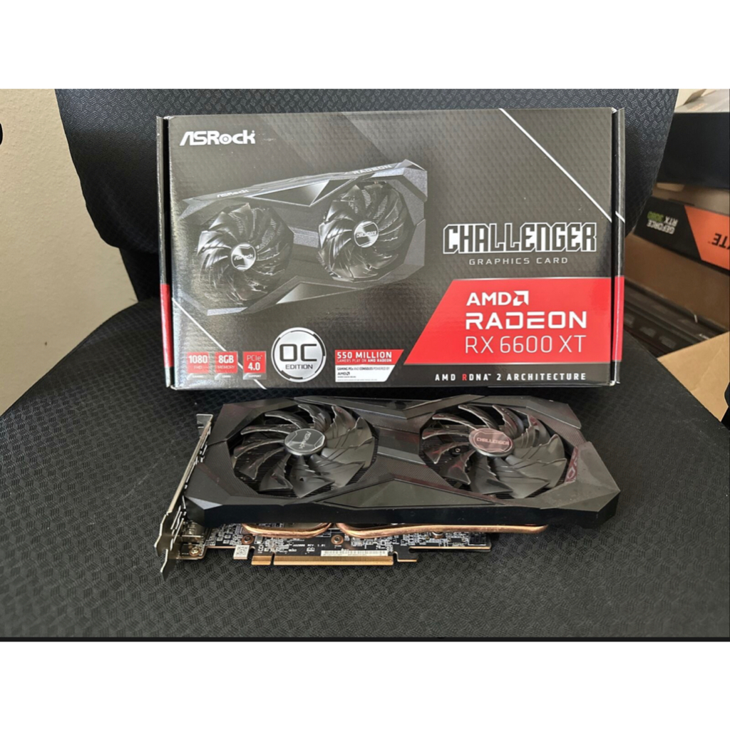 ASRock Radeon RX 6600 XT Challenger Pro 8GB GDDR6 Graphics Card ...