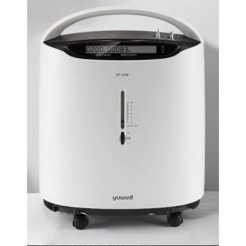 เครื่องผลิตออกซิเจน YUWELL ขนาด 5 ลิตร รุ่น 8F-5AW มือสอง ใช้งาน 20 ชม. ...