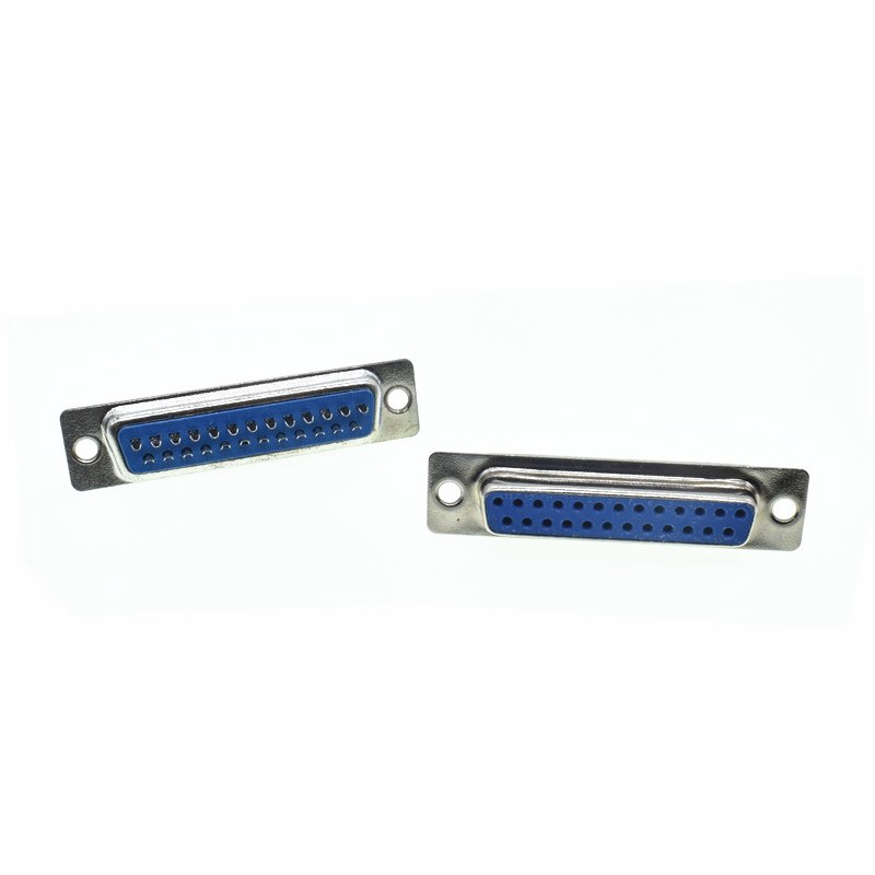 DB25 25 Pin Female/Male 2Rows Solder Type Plug D-SUB Male Plug Socket ...