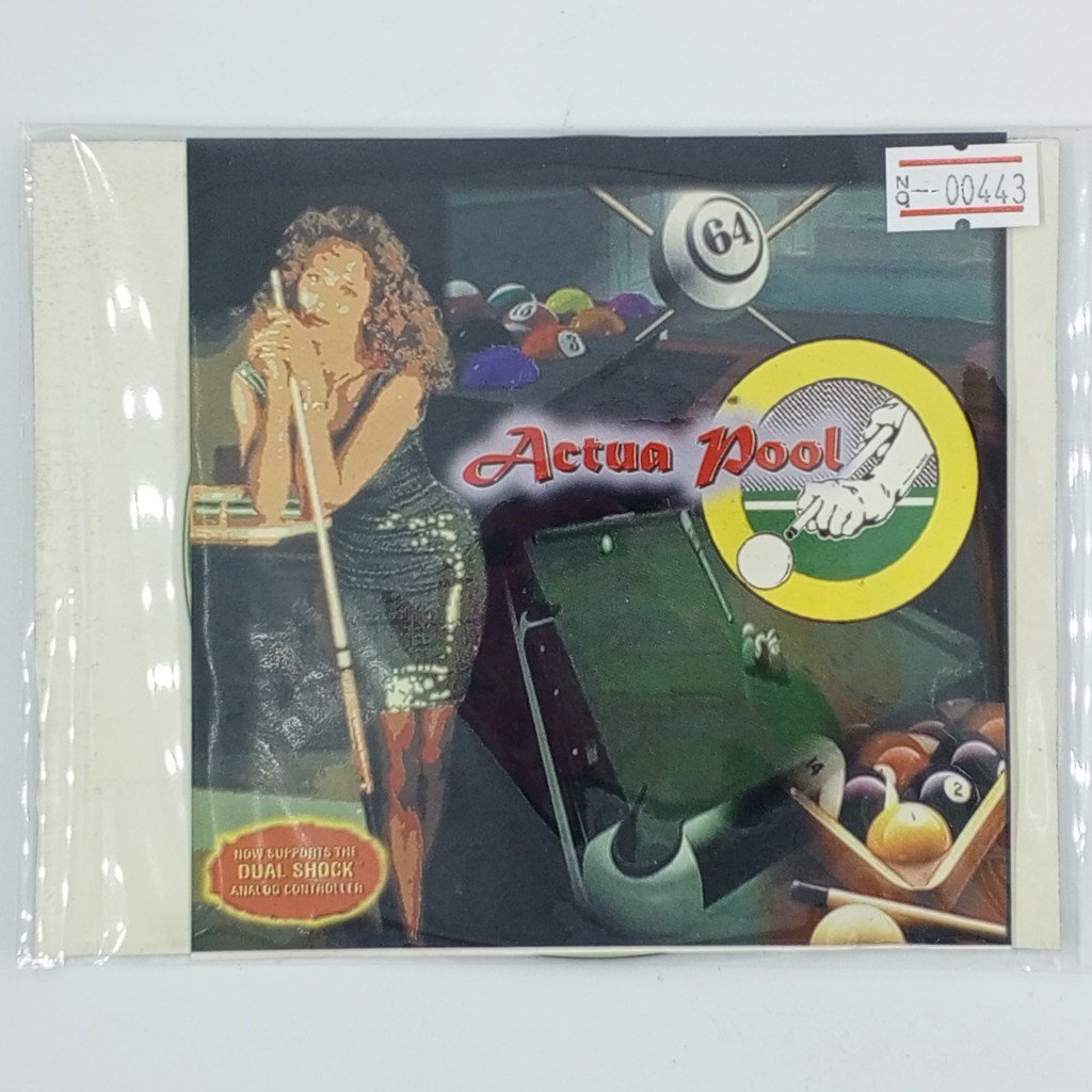 [00443] ACTUA POOL (EU) แผ่นเกมก็อปปี้ PS1 แผ่นเกมปั๊มโรงงาน มือสองสภาพ ...