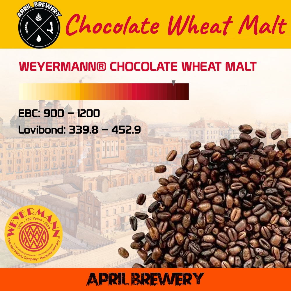 chocolate wheat Malt Weyermann Malt มอลต์ ทำเบียร์ จาก Germany ขนาด 1 ... chocolate wheat Malt Weyermann Malt มอลต์ ทำเบียร์ จาก Germany ขนาด 1 ...