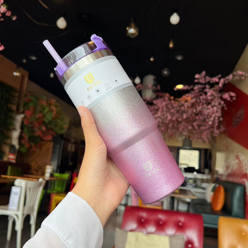 Mahobin แก้วเก็บความเย็น แก้วน้ำ สแตนเลส304 ขนาด 30oz. 890ml. แถมฟรีหลอด MB-8729 V3 มีให้เลือก ...