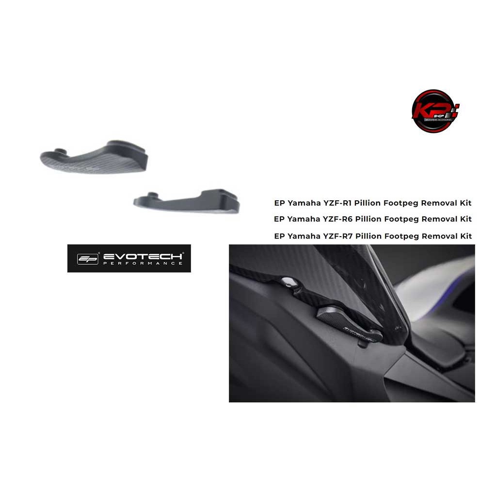 ตัวอุดพักเท้า EVOTECH FOR YAMAHA YZF R7 | Shopee Thailand