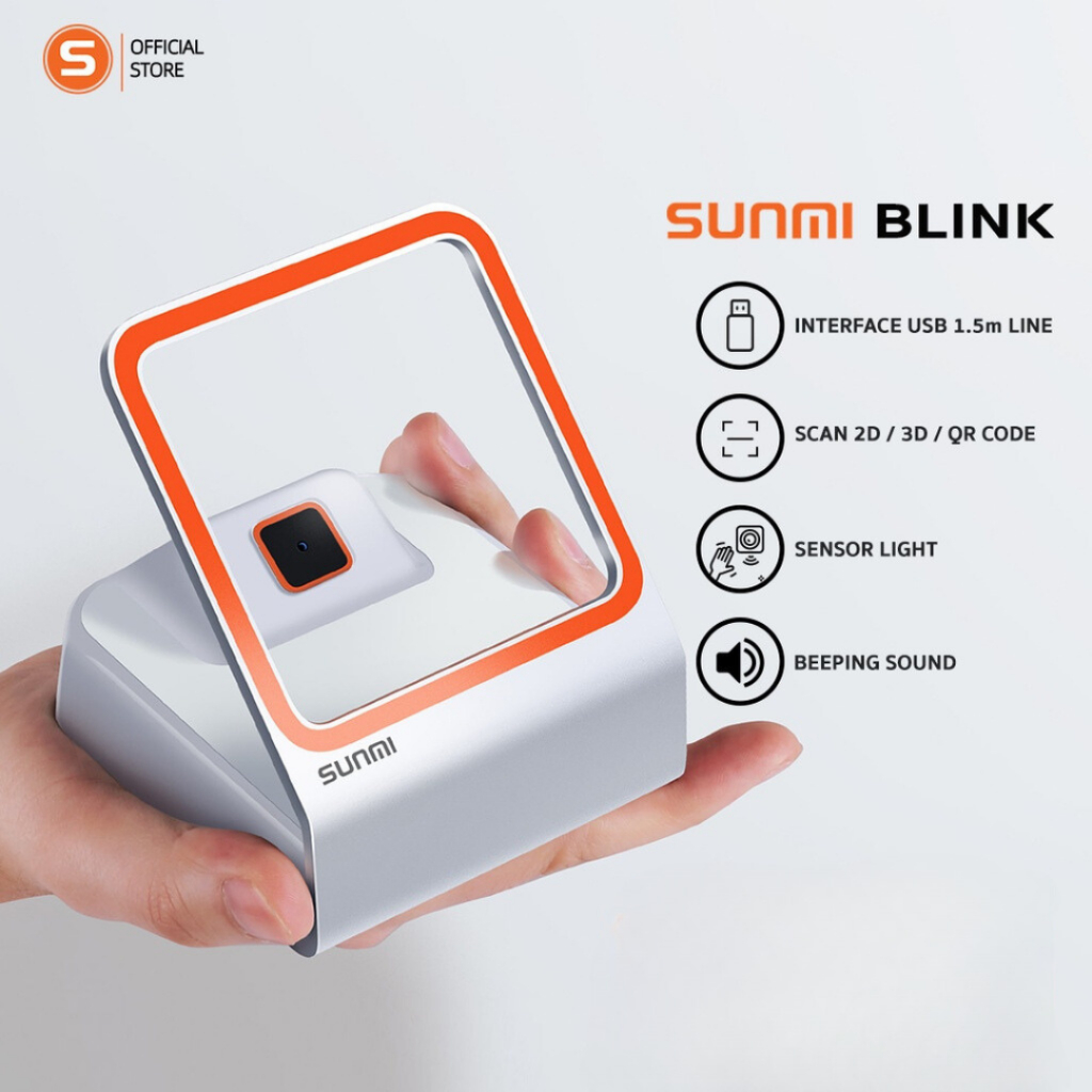 Sunmi Blink Scan box สแกนสินค้า สแกนรับเงิน QRcode 1D 2D | Shopee Thailand