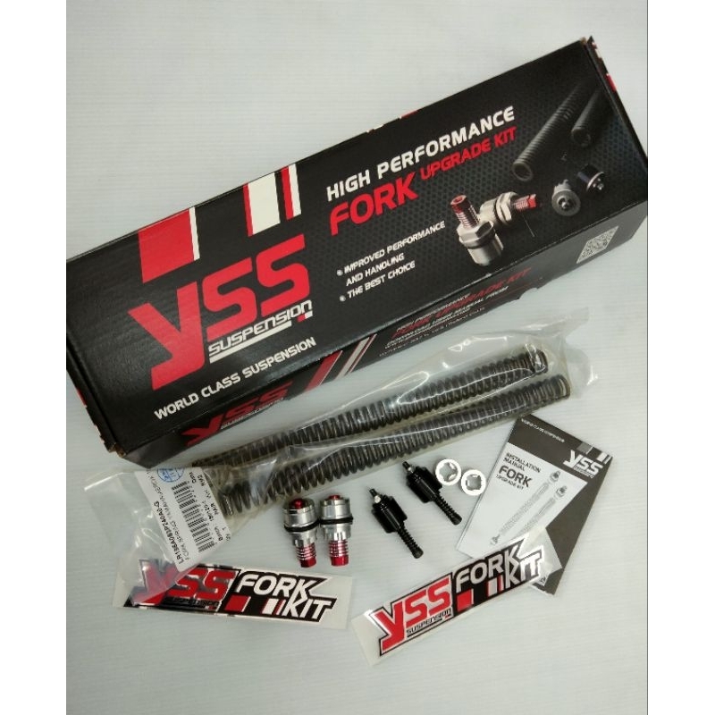 ชุดอัปเกรดโช้คหน้า YSS ใส่ YAMAHA AEROX 155 ปี 2017-2020 รหัส Y-FCC21 ...