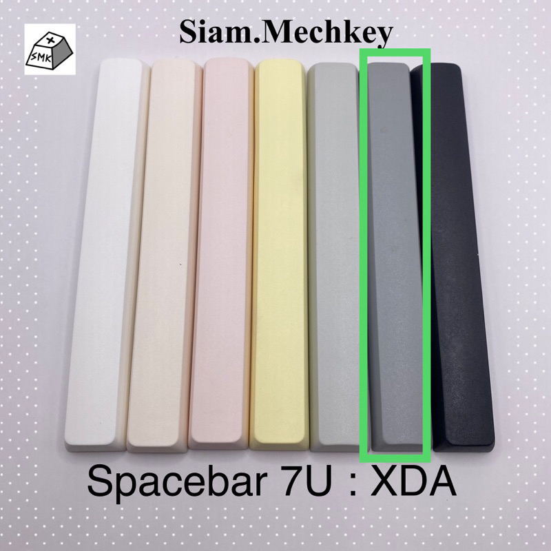 พร้อมส่ง ของแท้ 7สี Spacebar 7U : XDA Profile Keycap คุณภาพดี PBT คีย์แคปเปล่า Mechanical ...