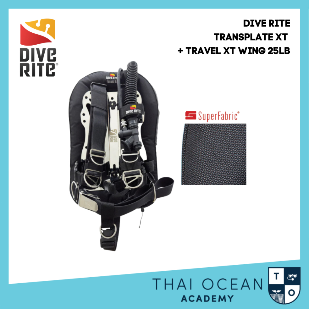 บีซีดี Dive Rite TransPlate XT Travel BCD เพลทแสตนเลส วิง Superfabric ...
