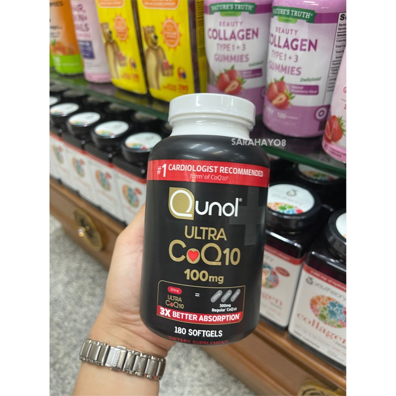 Qunol Ultra CoQ10, 100 mg, 180 Softgels | Shopee Thailand