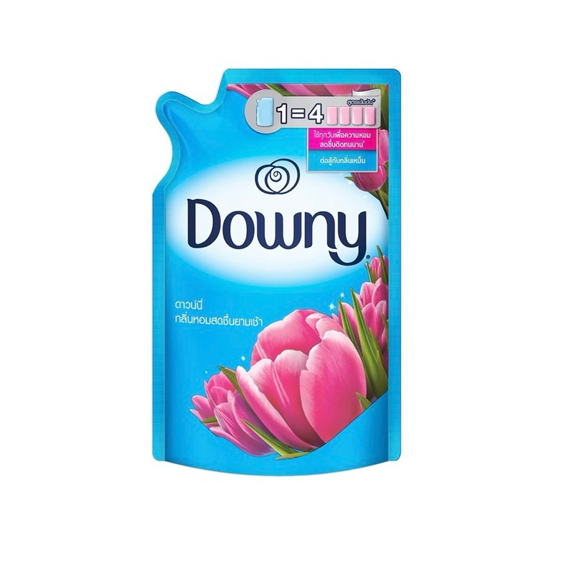 Downy ดาวน์นี่ น้ำยาปรับผ้านุ่ม สูตรเข้มข้น ชนิดถุงเติม 490ml. Downy Sunrise Fresh Softener 490 ...