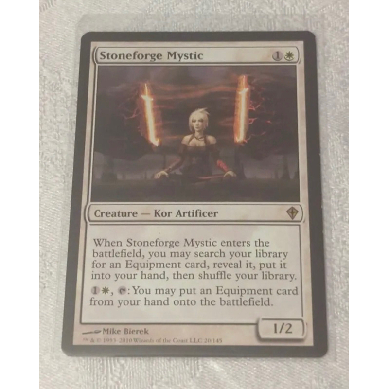 การ์ด MTG Stoneforge Mystic White Magic the Gathering EDH รุ่น WWK สภาพ ...