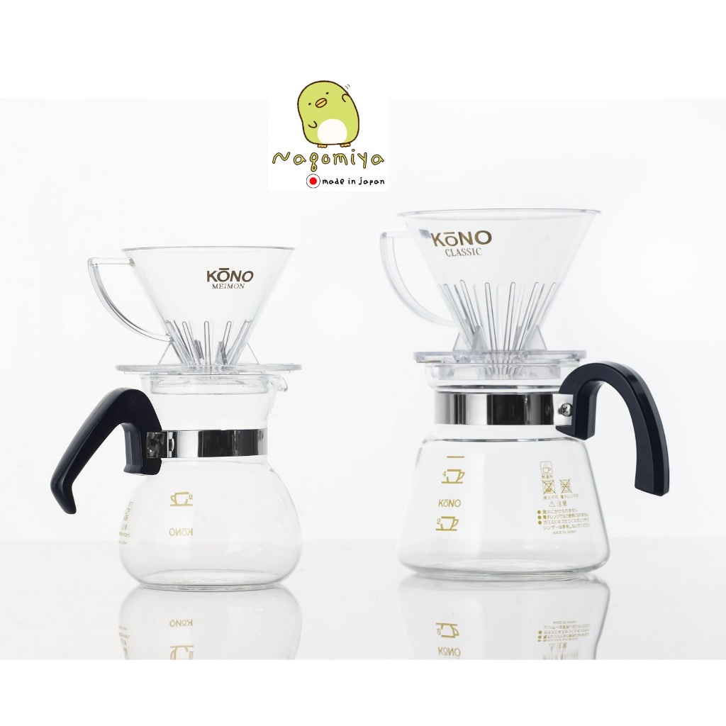 KONO glass pot เหยือกเสิร์ฟกาแฟ 360-700ml (แท้จากญี่ปุ่น) V60 Coffee ...