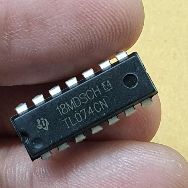TL074CN (IC14P-IC-Quad Lo Noise JFET Input Op Amp) | Shopee Thailand