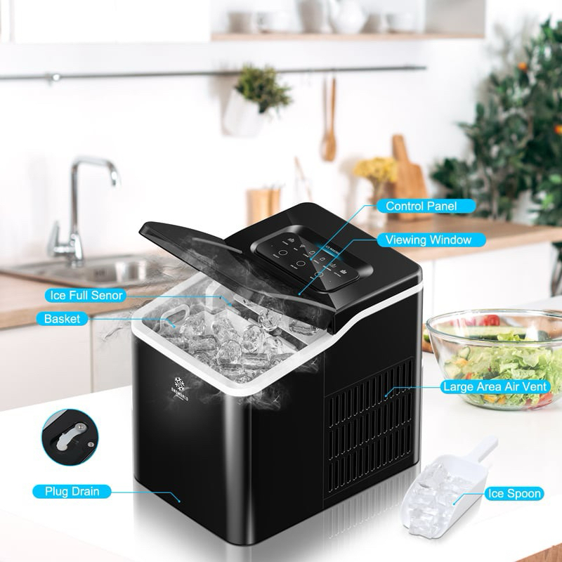 เครื่องทำน้ำแข็ง TECHPRO Ice Maker สามารถสั่งงานในสมาร์ทโฟนได้ สินค้าใหม่ขพร้อมส่ง | Shopee Thailand