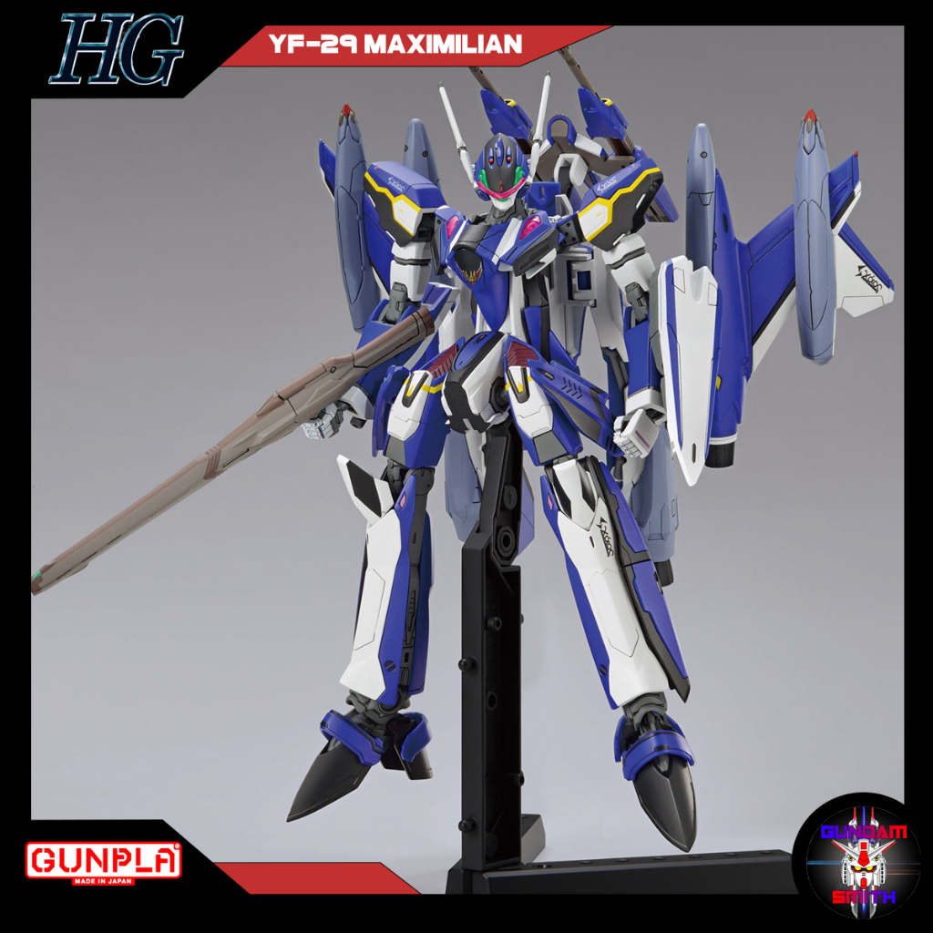 พร้อมส่ง HG 1/100 MACROSS YF-29 DURANDAL VALKYRIE [MAXIMILIAN GENIUS MACHINE] FULL SET PACK ...
