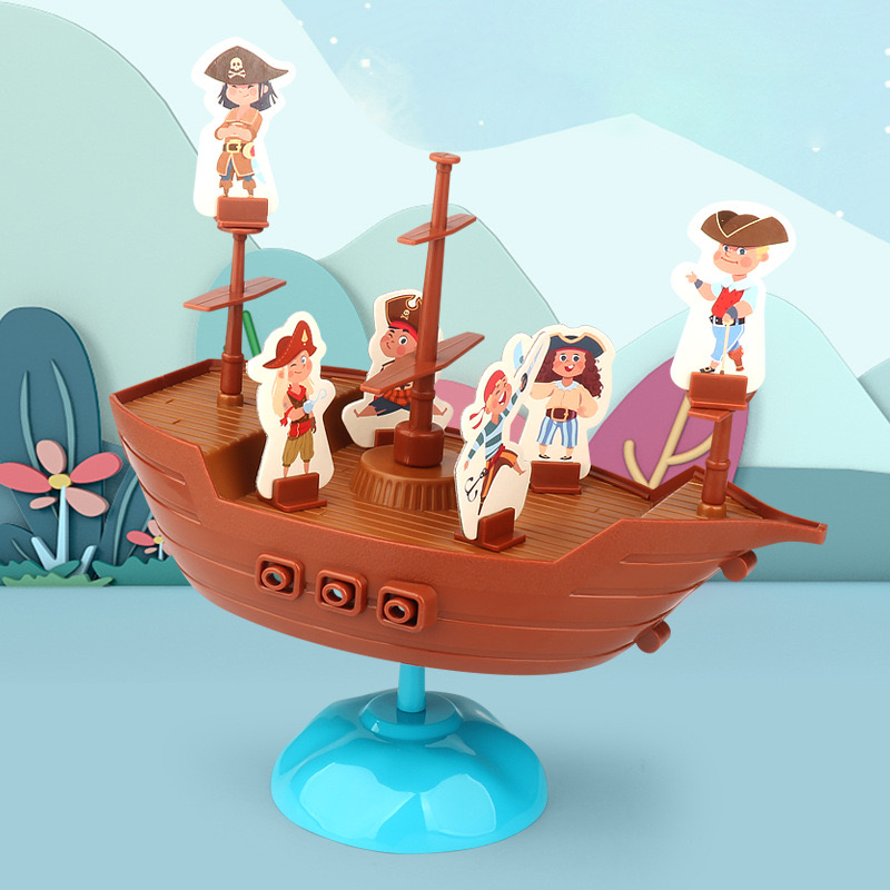 [พร้อมส่ง]เกมส์เพนกวินตกเรือโจรสลัด Pirate boat balancing game | Shopee Thailand