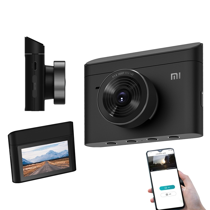 Global version- Dash Cam 2 2K อัปเกรดคุณภาพของภาพ เลนส์มุมกว้างพิเศษ ...