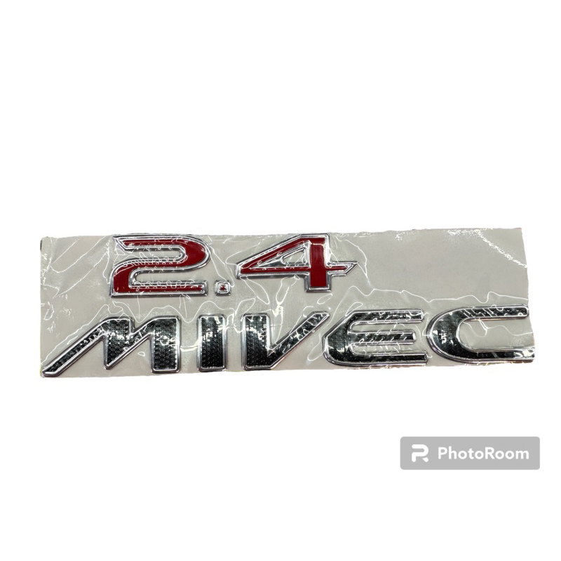 SPACE WAGON 2.4 MIVEC MITSUBISHI STICKER มิตซูบิชิ สติกเกอร์ ฝาท้าย ...
