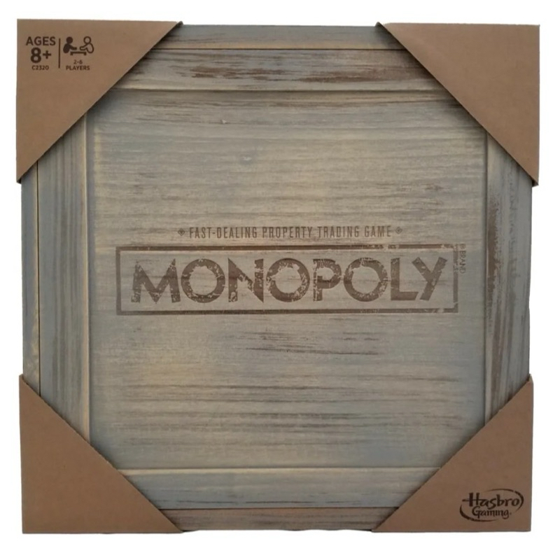 Hasbro Monopoly Rustic Wood Series Board Game | Shopee Thailand