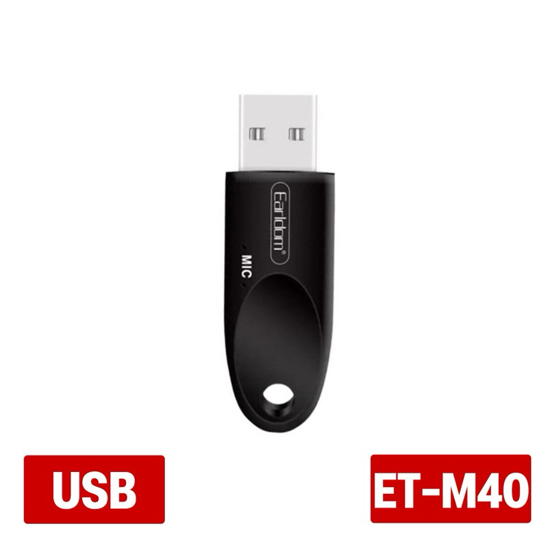 Earldom รุ่น ET-M73 ET-M40 ตัวรับสัญญาณ Bluetooth สำหรับรถยนต์ ลำโพง เพื่อฟังเพลงจากโทรศัพท์ ...