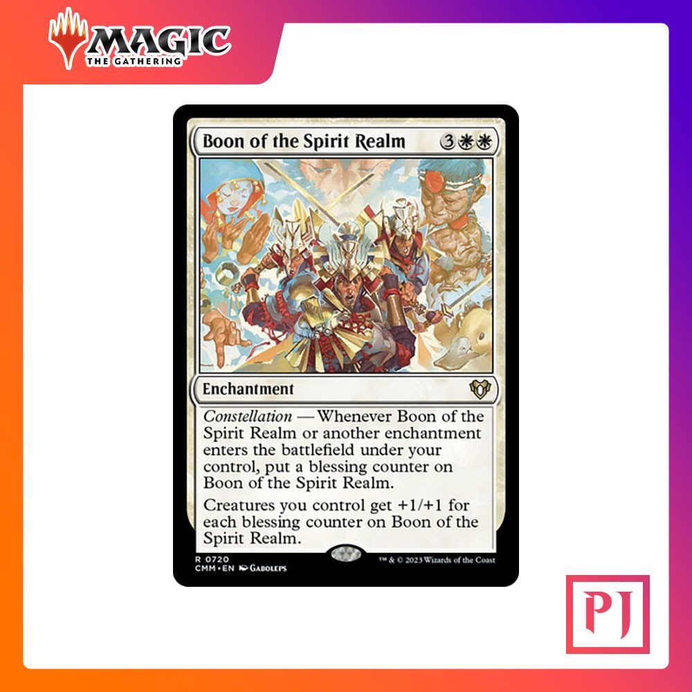 [MTG] Boon of the Spirit Realm [CMM] [WHITE] [RARE] [NORMAL] [ENG ...