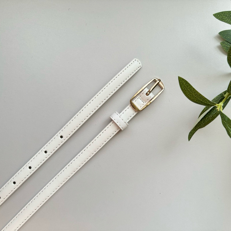 Tiny Belt เข็มขัดผู้หญิงเส้นเล็ก 1.3 x 101 cm | Shopee Thailand