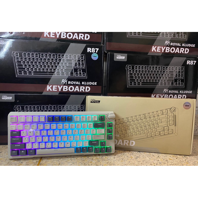 คีย์บอร์ด มือ1 RK ROYAL มีหลายรุ่นครับ RK61/RK81/RK84/RK87/RK89/RK96 ...