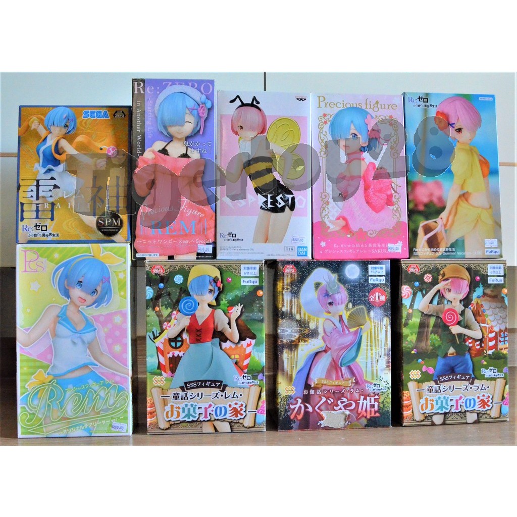 Taito Precious Figure Model Re Zero Starting Life in Another World Rem ...