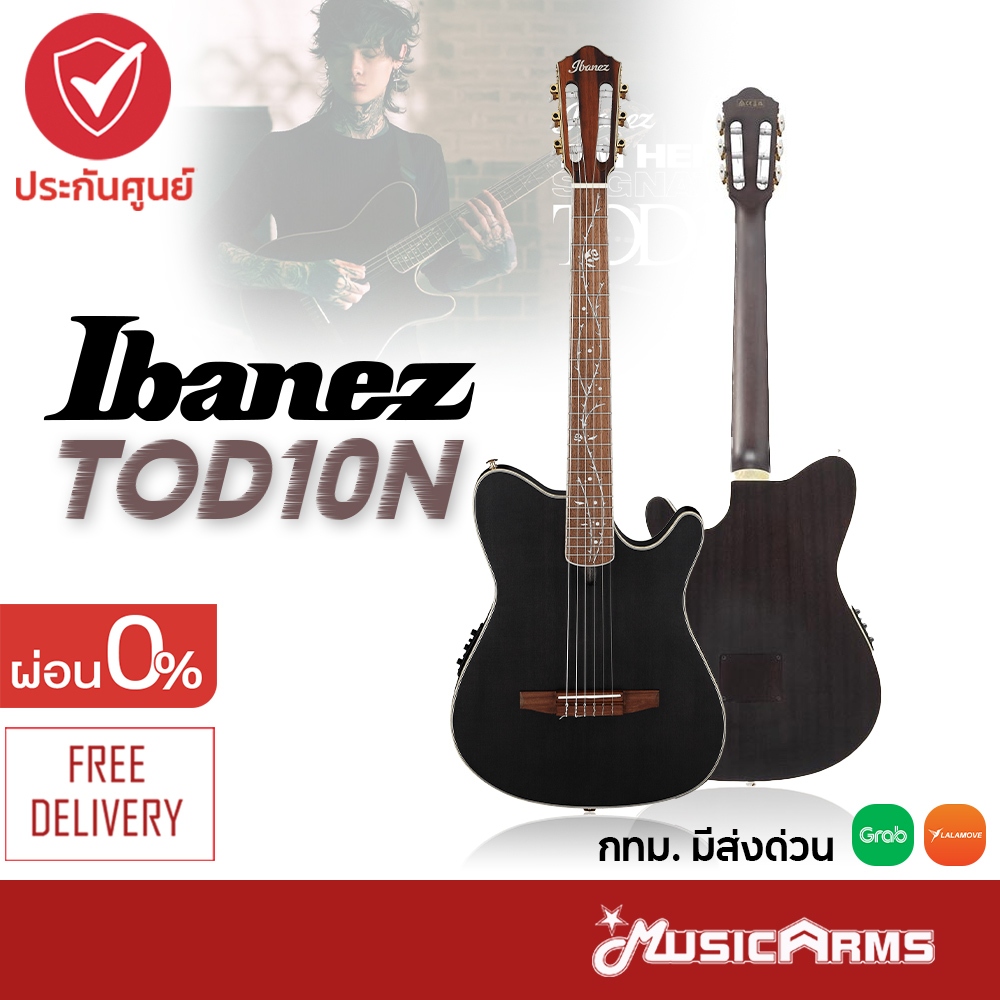 Ibanez TOD10N Tim Henson Signature กีต้าร์โปร่งไฟฟ้า Ibanez รุ่น TOD 10 ...